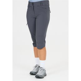 Outdoorhose WHISTLER "SHANNIE", Damen, Gr. 40, EURO-Gr&ouml;&szlig;en, blau, anthrazit, 94% Nylon, 6% Elasthan, unifarben, kurz, Hosen Outdoorhose, mit QUICK DRY Technologie