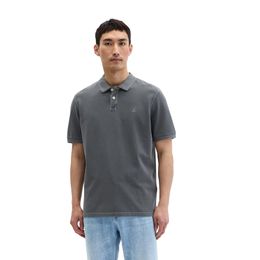 Marc O'Polo Poloshirt MARC O'POLO "aus Bio-Baumwolle", Herren, Gr. L, grau morn, Obermaterial: 100% Baumwolle, unifarben, regular fit, Rippb&uuml;ndchen, Shirts