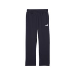Sporthose Puma "Essentials No.1 Logo Relaxed Hose Herren", Herren, Gr. L, Normalgr&ouml;&szlig;en, new navy blau, Obermaterial: 68% Baumwolle, 32% Polyester. Tasche &ndash; Oben: 100% Baumwolle, unifarben, relaxed fit, Hosen Sporthose