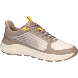 Waldl&auml;ufer Sneaker WALDL&Auml;UFER "H-CARL", Herren, Gr. 11 (46), creme, beige, Synthetik, Textil, Schuhe Sneaker, Schn&uuml;rschuh, Outdoorschuh in Komfortweite H (= sehr weit)