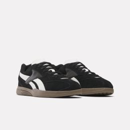 Sneaker Reebok CLASSIC "HAMMER STREET", Damen, Gr. 45, schwarz (schwarz, chalk, gum), Leder, Synthetik, Schuhe Sneaker
