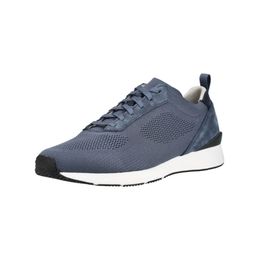 Sneaker Pius Gabor "Pius Gabor Sneaker Nubukleder/Textil", Herren, Gr. 44, schwarz, dunkelblau, Nubukleder, Textil, Schuhe Sneaker