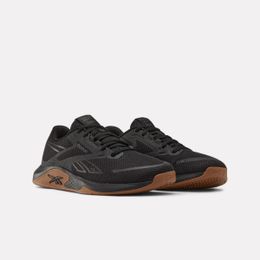 Trainingsschuh Reebok "NANOFLEX TR 3", Herren, Gr. 42, schwarz, Reebok lee 1 gum, grau6, Synthetik, Textil, Schuhe