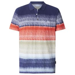 Poloshirt Babista "Poloshirt JORLOS", Herren, Gr. XXL, blau (blau gestreift), Obermaterial: 55% Baumwolle CO. 45% Polyester COOLMAX PES(Coolmax)., Shirts