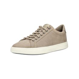 Sneaker Geox "Geox Sneaker Textil", Herren, Gr. 42, beige (sand), Textil, Schuhe Sneaker