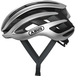 Fahrradhelm Abus "AIRBREAKER" Gr. L, silber (gleam silber), Helme, L Kopfumfang: 59cm - 61cm