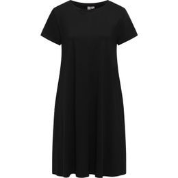 Shirtkleid Ragwear "Shirtkleid Chickie", Damen, Gr. XL, N-Gr, schwarz, Obermaterial: 50% Baumwolle CO. 50% Modal CMD., Kleider Shirtkleid