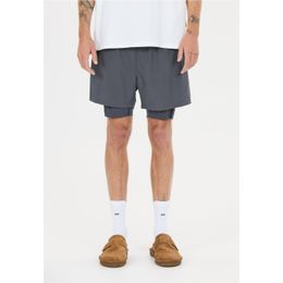 Shorts SOS "Logan", Herren, Gr. S, US-Gr&ouml;&szlig;en, dunkelgrau, 100% Polyester, unifarben, Hosen Shorts, Quick Dry
