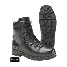 Stiefel Brandit "Brandit Unisex BW Mountain Boots", Herren, Gr. 45, schwarz, unifarben, Schuhe Stiefel