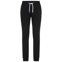 Jogginghose Ellesse "ISLINGTON JOG PANT", Damen, Gr. M, N-Gr, schwarz, Sweatware, Obermaterial: 80% Baumwolle, 20% Polyester, unifarben, figurumspielend lang, Hosen Jogginghose, Elastischer Bund mit Kordelzug, schmale Passform