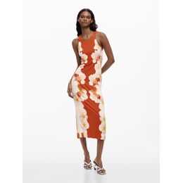 Desigual Kleid Damen Gr&ouml;&szlig;e 42 gelb / orange / wei&szlig; Winterkleid