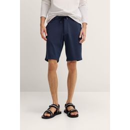 Bermudas Bugatti "Stretch", Herren, Gr. 58, Normalgr&ouml;&szlig;en, 380, marine, 63% Polyester, 26% Viskose, 8% Polyamid, 3% Elasthan, unifarben, slim fit, Hosen Bermudas, Jersey Premium