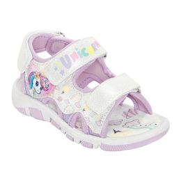 Sandale Disney "UNICORN", M&auml;dchen, Gr. 26, lila, Textil, Schuhe Sandale