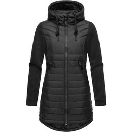 Langjacke Ragwear "Outdoorjacke Sandrra Long", Damen, Gr. S, schwarz, Obermaterial: 100% Polyester PES. Obermaterial: Futter: 100% Polyester PES. 100% Polyester PES., Jacken Langjacke