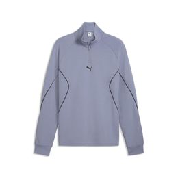 Trainingsjacke Puma "Puma Sport Mid Layer Shirt Herren", Herren, Gr. S, gray sky, Obermaterial: 47% Polyester, 5% Elasthan, 10% Viskose, 38% Baumwolle. &Auml;rmelfutter: 100% Baumwolle. Decklage: 100% Nylon, Jacken Trainingsjacke