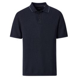 Poloshirt Casamoda "Casamoda Polo-Shirt uni", Herren, Gr. L, dunkelblau, 100% Baumwolle, Shirts