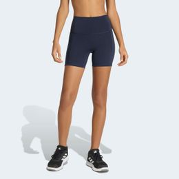 Shorts adidas Performance "W 3SS SCULPT S", Damen, Gr. L, L&auml;nge 5, legend ink, innenbeinl&auml;nge ca. 13 cm, Obermaterial: 80% Polyester, 20% Elasthan, Hosen Shorts