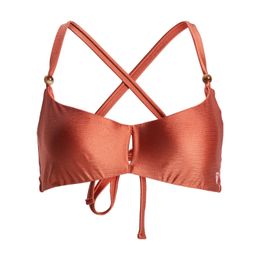 B&uuml;gel-Bikini-Top Roxy "Beachside Bohemia", Damen, Gr. XS, Cup B, ginger spice, Obermaterial: 84% Nylon, 16% Elasthan;, Bikini-Oberteile B&uuml;gel-Bikini-Top