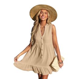 Cupshe Strandkleid 'CAA05A4C003GG' Damen Gr&ouml;&szlig;e 42 beige