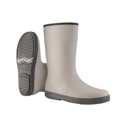 Gummistiefel Dunlop "Amsterdammer", Damen, Gr. 39, grau, Obermaterial: 100% sonstige Fasern AF., Schuhe Gummistiefel