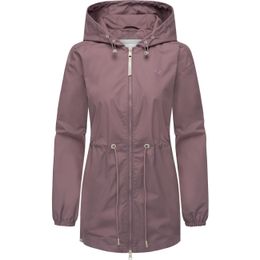 Outdoorjacke Ragwear "Outdoorjacke Monadissimo B", Damen, Gr. XL, rosa (mauve), Obermaterial: 65% Polyester PES. 35% Baumwolle CO. Obermaterial: Futter: 100% Polyester PES., Jacken Outdoorjacke
