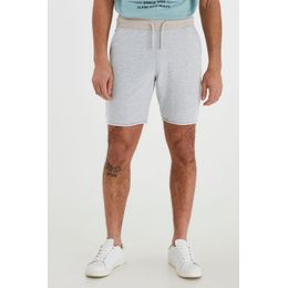 Sweatshorts Blend "BHJulio", Herren, Gr. L, US-Gr&ouml;&szlig;en, beige (stone mix), Sweatware, 75% Baumwolle, 25% Polyester, unifarben, regular fit kurz, Hosen Sweatshorts, Kurze Hose mit kontrastfarbenen Bund