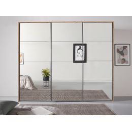 Schwebet&uuml;renschrank Rauch "Kleiderschrank Schrank Garderobe OTELI inkl. 3 Innenschubladen", braun (eiche artisan), B:278cm H:214cm T:68cm, Holzwerkstoff, Schr&auml;nke, Schwebet&uuml;renschrank, inkl. Passepartout optional mit Beleuchtung MADE IN GERMANY