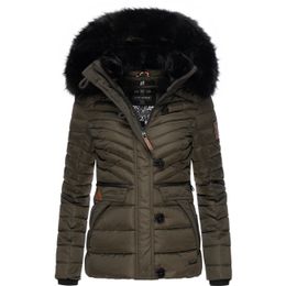 Winterjacke Navahoo "Winterjacke Wisteriaa", Damen, Gr. S, grau (anthrazit), Obermaterial: 100% Polyester PES. Obermaterial: Futter: 100% Polyester PES. 100% Polyester PES., Jacken Winterjacke