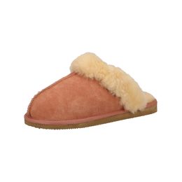 Hausschuh Shepherd "Shepherd Hausschuhe Leder", Damen, Gr. 39, chestnut, Leder, Schuhe Hausschuh
