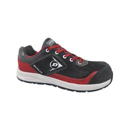 Sicherheitsschuh DUNLOP WORKWEAR "Luka" Gr. 43, schwarz (schwarz, rot), 43, Obermaterial: 100% Synthetik synthetic., Schuhe