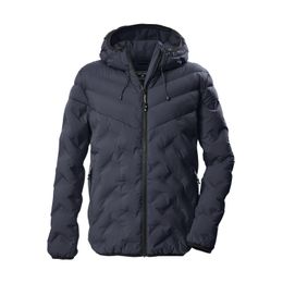 Steppjacke Killtec "KOW 295 MN JCKT", Herren, Gr. XL, nachtblau, Oberseite: 100% Polyester;R&uuml;ckseite: 100% Polyester;Obermaterial 2: 100% Polyester;Futter: 100% Polyester;F&uuml;llung: 100% Polyester, Jacken Steppjacke, Wasserdichte Steppjacke mit Kinnschutz und regulierbarer Kapuze