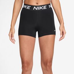 Trainingstights Nike "W NP DF 365 MR 5IN SHORT USM", Damen, Gr. S, N-Gr, schwarz, wei&szlig;, Obermaterial: 83% Polyester, 17% Elasthan, Hosen, schnell trocknendes Material, atmungsaktiv, bequemer Sitz