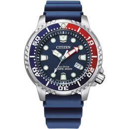 Taucheruhr Citizen "Promaster Eco-Drive Diver", silber (blau), Armbanduhren, Damen, Taucheruhr, Armbanduhr, Herrenuhr, Damenuhr, Solar, bis 20 bar wasserdicht