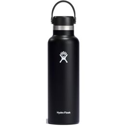Trinkflasche Hydro Flask "STANDARD FLEX CAP", schwarz, 621ml, Edelstahl, Trinkflaschen, Trinkflasche, TempShield&trade;-Isolierung