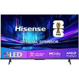 HISENSE QLED-Fernseher "50E77Q PRO", Energieeffizienz: E, transparent (schwarz), 50 &Prime;, Fernseher, 4K UHD QLED, QLED-Fernseher