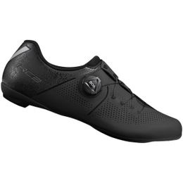 Fahrradschuh Shimano "Rennrad - Fahrradschuhe RC302W, schwarz", Damen, Gr. 40, schwarz, Obermaterial: 100% Kunstleder synt.leather., Schuhe Fahrradschuh