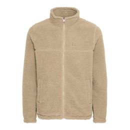 Fellimitatjacke Blend "Fellimitatjacke BHMTOTEM", Herren, Gr. XXL, beige (dune), Obermaterial: 100% Polyester PES., Jacken Fellimitatjacke