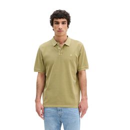 Marc O'Polo Poloshirt MARC O'POLO "aus Bio-Baumwolle", Herren, Gr. L, vibrant fern, Obermaterial: 100% Baumwolle, unifarben, regular fit, Rippb&uuml;ndchen, Shirts
