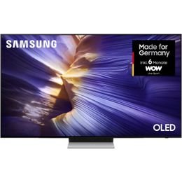 Samsung OLED-Fernseher "GQ77S91FAE", Energieeffizienz: F, graphitschwarz, 77 &Prime;, Fernseher, OLED-Fernseher