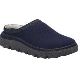 Hausschuh Josef Seibel "Carmaux 06, ocean-kombi", Damen, Gr. 41, blau (ocean, kombi), Obermaterial: 100% Textilmaterial TEXMAT., Schuhe Hausschuh