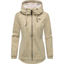 Outdoorjacke Ragwear "&Uuml;bergangsjacke Dankka Tech", Damen, Gr. XXL, beige (sand25), Obermaterial: 100% Polyester PES. Obermaterial: Futter: 100% Polyester PES., Jacken Outdoorjacke