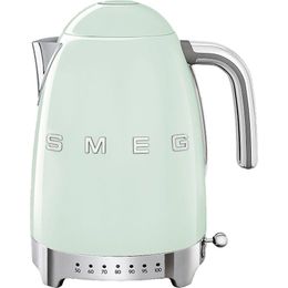 Smeg Wasserkocher "KLF04PGEU", gr&uuml;n (pastellgr&uuml;n), B:22,3cm H:28cm T:17,1cm, Wasserkocher, Wasserkocher