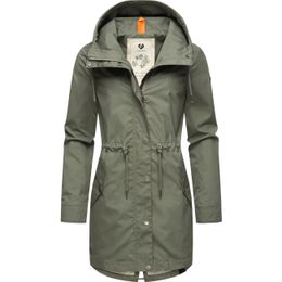 Parka Ragwear "Parka Canny", Damen, Gr. 6XL, gr&uuml;n (olive24), Obermaterial: 65% Polyester PES. 35% Baumwolle CO., Jacken Parka