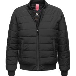 Bomberjacke Ragwear "Bolerojacke Bombina", Damen, Gr. S, schwarz, Obermaterial: 100% Polyester PES. Obermaterial: Futter: 100% Polyester PES. 100% Polyester PES., Jacken Bomberjacke