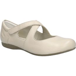 Ballerina Josef Seibel "Fiona 72, ceramic", Damen, Gr. 36, beige (ceramic), Obermaterial: 100% Rindsleder Leather cow., Schuhe Ballerina