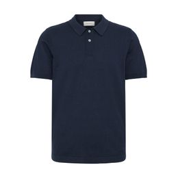 Poloshirt Blend "Poloshirt BHDao Polo", Herren, Gr. S, blau (salute), Obermaterial: 50% Baumwolle CO. 50% Lyocell CLY., Shirts Poloshirt