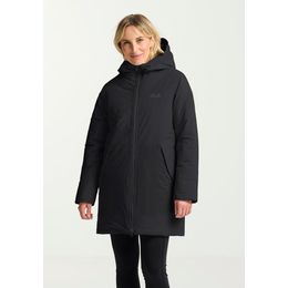 Winterjacke Jack Wolfskin "FROST HAVEN JKT W", Damen, Gr. M (38/40), schwarz, Obermaterial: 100% Polyester. F&uuml;llung: 100% Polyester. Futter: 100% Polyester, Jacken Winterjacke