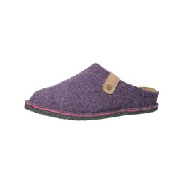 Hausschuh Rohde "Rohde Hausschuhe Filz", Damen, Gr. 37, violett, Filz, Schuhe Hausschuh