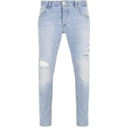 Bequeme Jeans 2Y Premium "2Y Premium Herren 2Y Skinny Fit Jeans", Herren, Gr. 38, Normalgr&ouml;&szlig;en, blau, 97% Baumwolle, 3% Elasthan, unifarben, Jeans