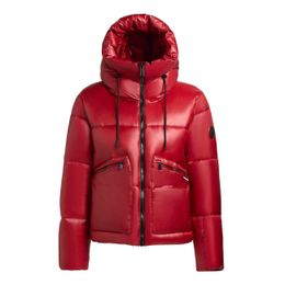 Winterjacke Khujo "Winterjacke Luna", Damen, Gr. L, rot (nebula rot), Obermaterial: 100% Nylon NY. Obermaterial: Futter: 100% Nylon NY. 100% Polyester PES., Jacken Winterjacke